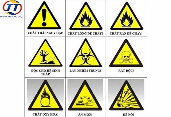 Biển cảnh báo chất thải nguy hại